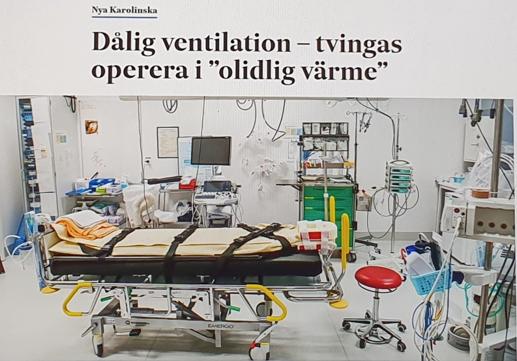 Världens dyraste sjukhus har undermålig ventilation – Jenny Piper