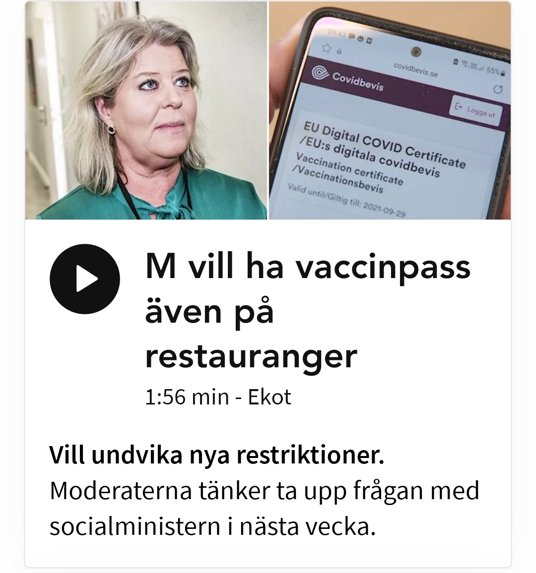 Moderaterna kommer ut som ett totalitärt parti – Jenny Piper